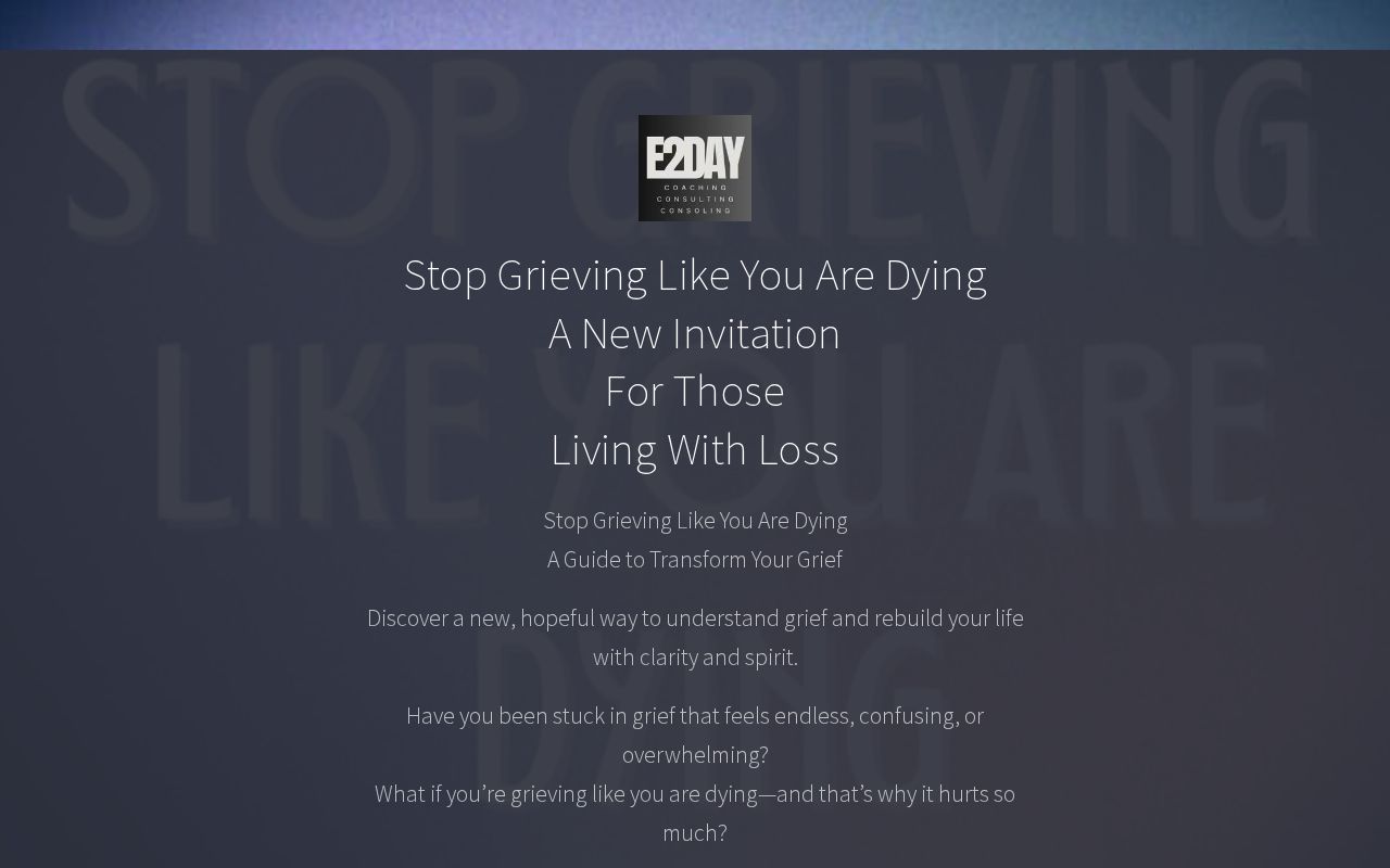 Stop Grieving
